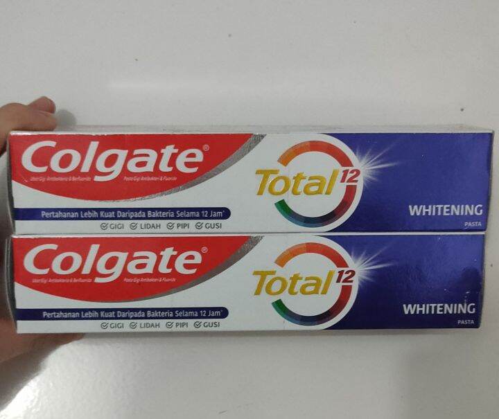 (Colgate) Total Whitening Toothpaste Odol Isi 150 gr | Lazada Indonesia