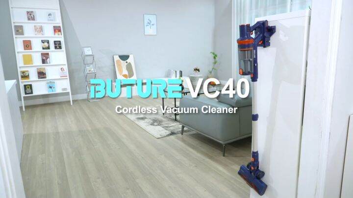BUTURE VC40 เครื่องดูดฝุ่นไร้สาย 35Kpa 400 วัตต์ เครื่องดูดฝุ่นไร้สาย รุ่น VC40 เปลี่ยนหัวได้ 2 ...