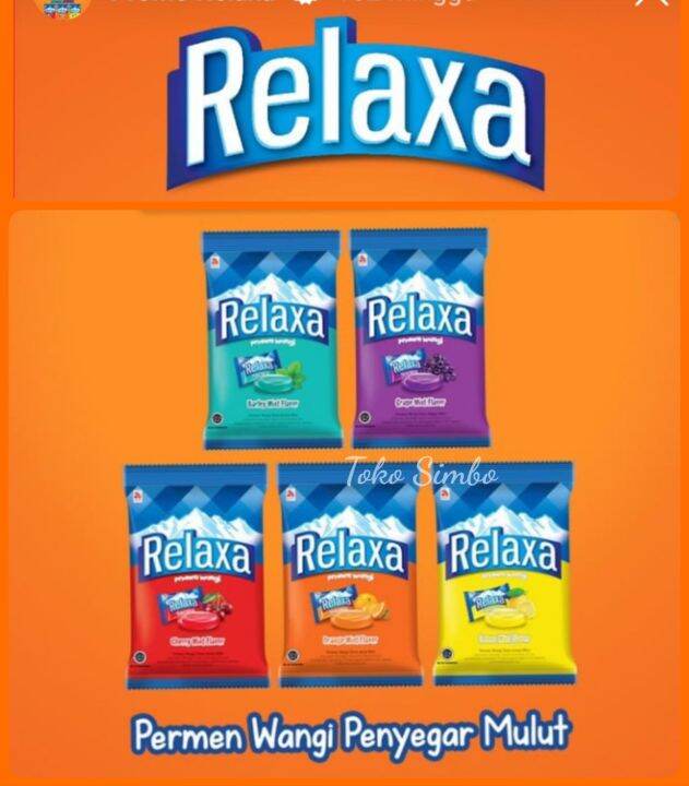 RELAXA permen candy mint aneka buah | Lazada Indonesia