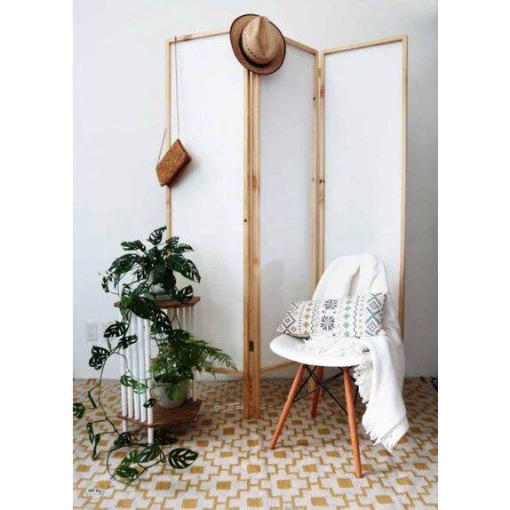White Plain Room Divider / Room Divider Partition (H6FT X W20") | Lazada PH