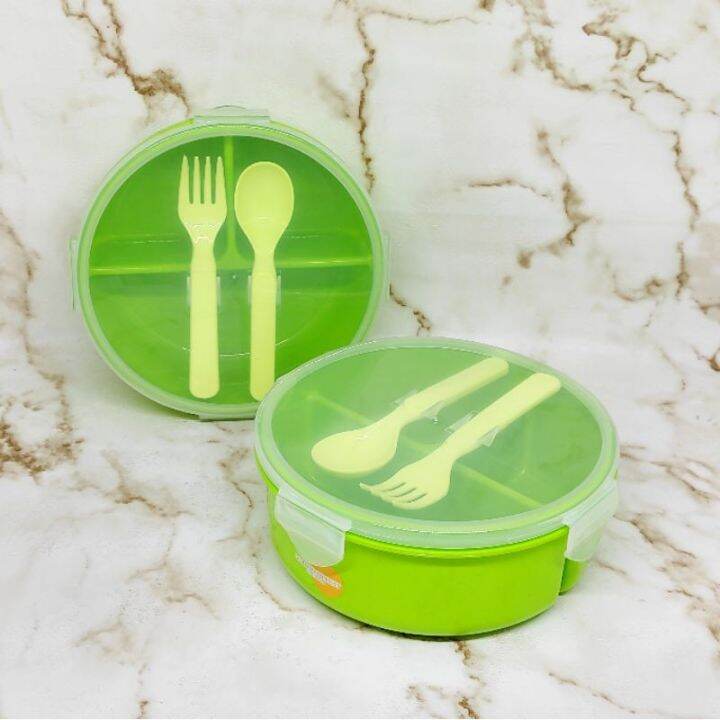 Lunch Box / Tempat Nasi Bulat / Kotak Bekal TNKB 1131 Golden Sunkist | Lazada Indonesia