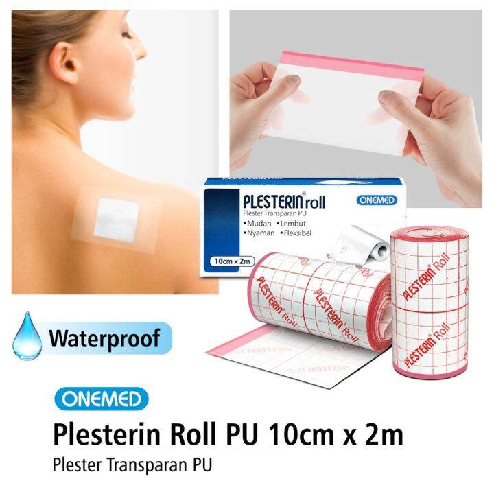 PLESTERIN ROLL PU 5cm x 2m / PLESTER LUKA WATERPROOF / PLESTER LUKA ...
