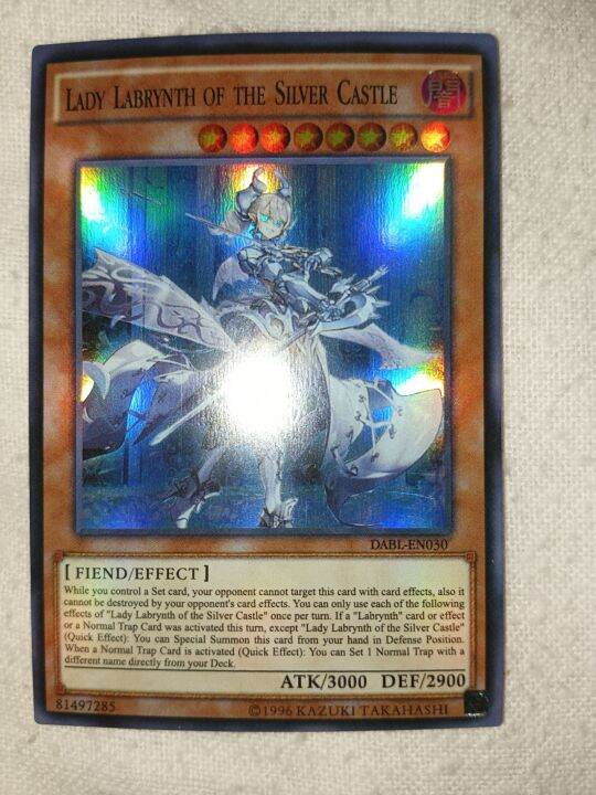 Lady Labyrinth of the Silver Castle (Class A) Yu-Gi-Oh Trading Card ...