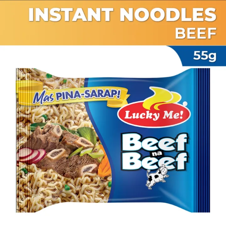 Lucky Me! Instant Mami Beef Na Beef 55g | Lazada PH