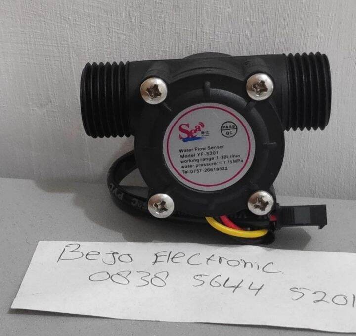 water flow sensor YF-S201 sensor flow meter air sensor arus air ...