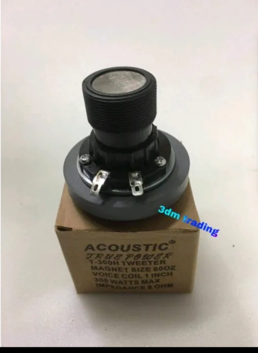 ACOUSTIC T-300H TWEETER 300 WATTS UNIVERSAL DRIVER UNIT | Lazada PH