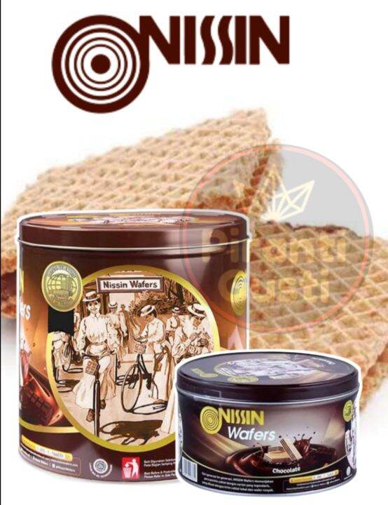 Nissin Wafer Kaleng Chocolate 570gr dan 200gr | Lazada Indonesia