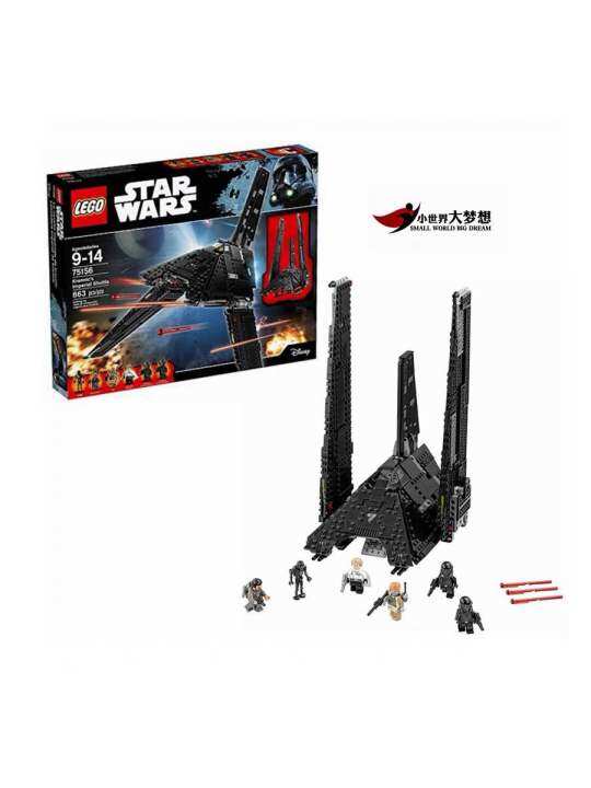 Lego 75156 Star Wars Empire Shuttle Fighter Titanium Fighter Assembled ...