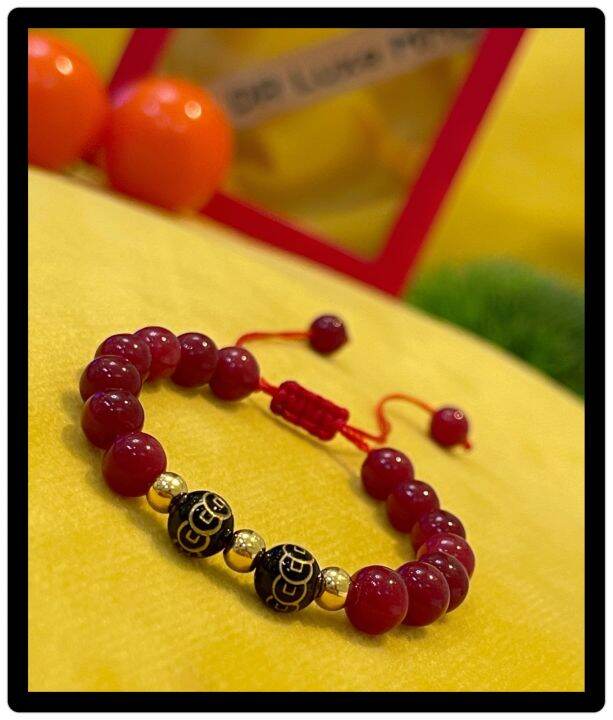 Baby Protection Bracelet, Red Corales with 24K Pure & Pawnable Gold ...