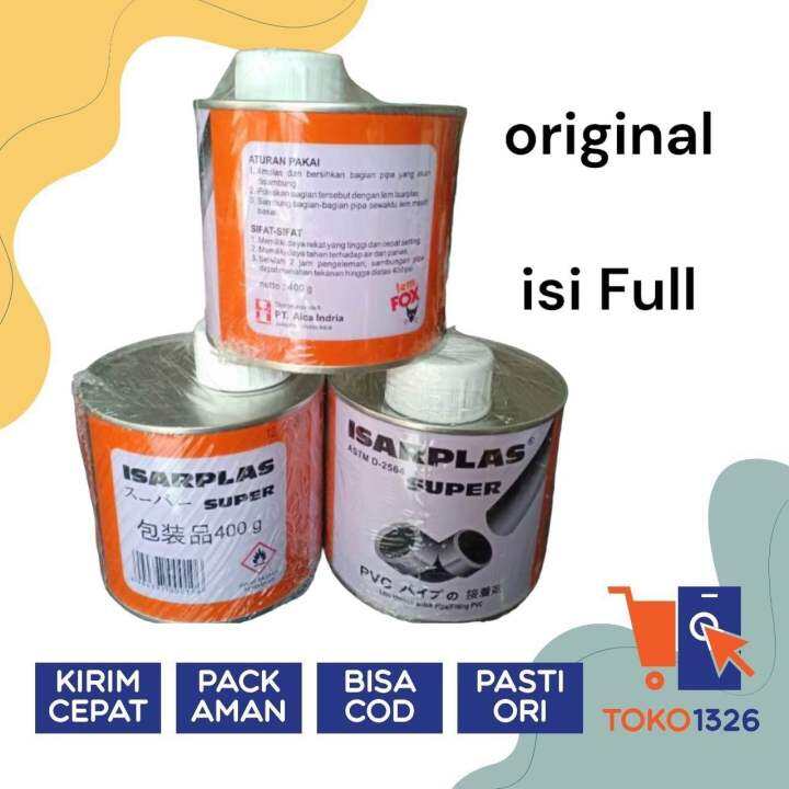 LEM PVC ISARPLAS KUAS 400 GRAM 100% ORIGINAL | Lazada Indonesia