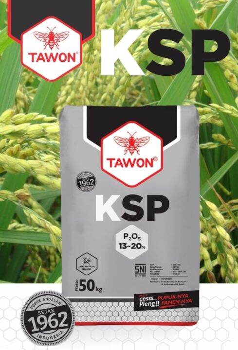 Pupuk KSP phospate cap tawon repack 1kg | Lazada Indonesia