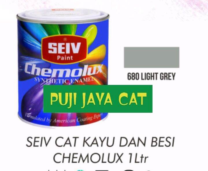 SEIV 680 LIGHT GREY CAT BESI DAN KAYU 1L | Lazada Indonesia