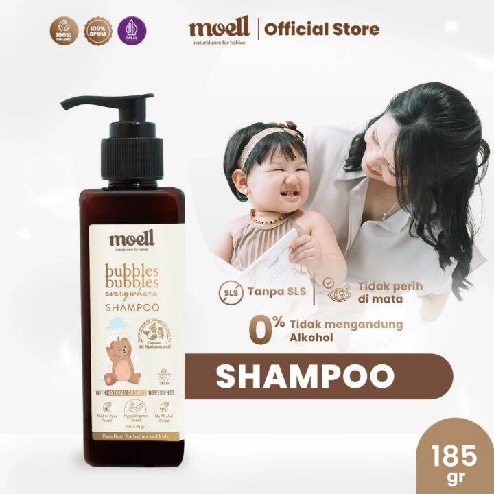 Moell Shampoo Bayi dengan bahan natural | Lazada Indonesia