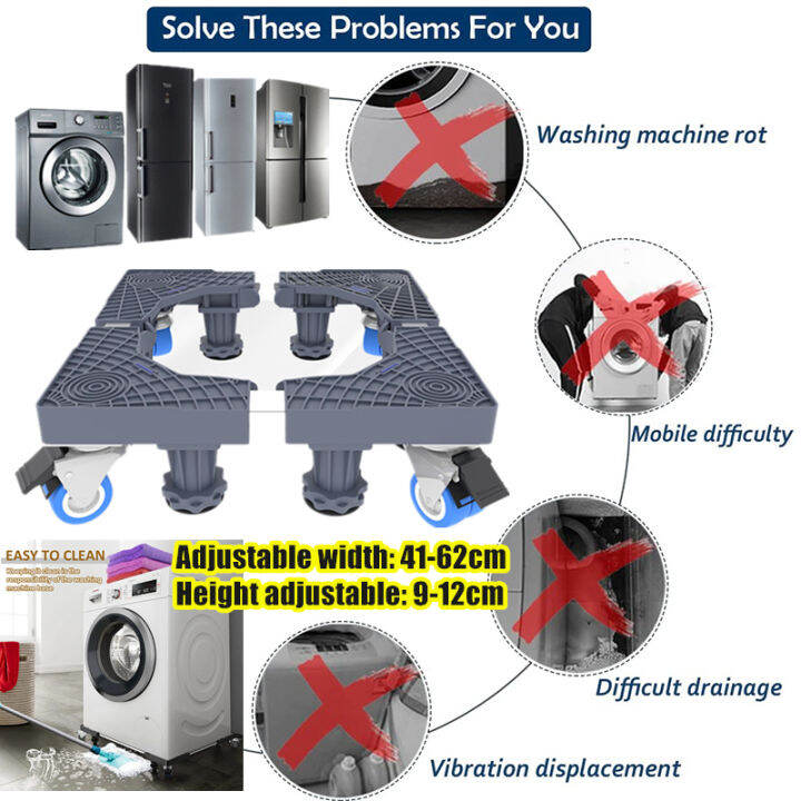 stainless steel Washing Machine stand base Refrigerator Stand Heavy ...