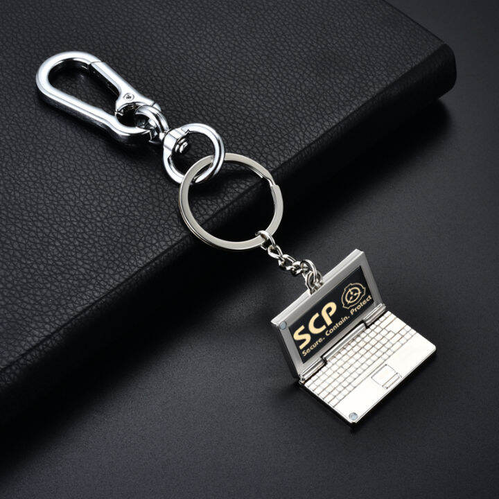 SCP Foundation Keychain Secondary Yuan Peripheral Anime Metal ...
