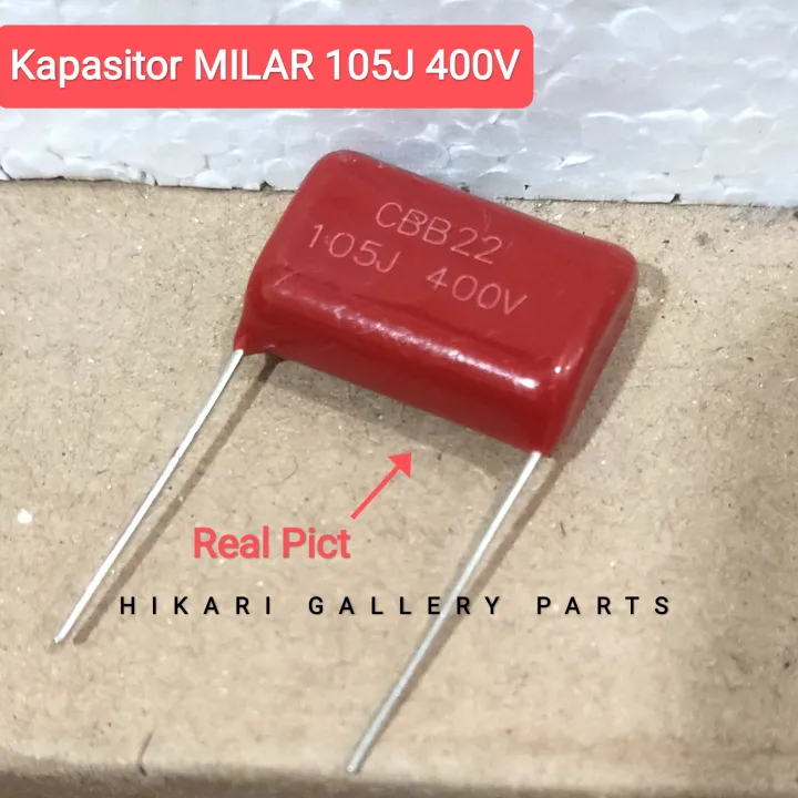 Kapasitor Milar 105J 400Volt Bagus Mylar Capacitor 105J 400V | Lazada ...