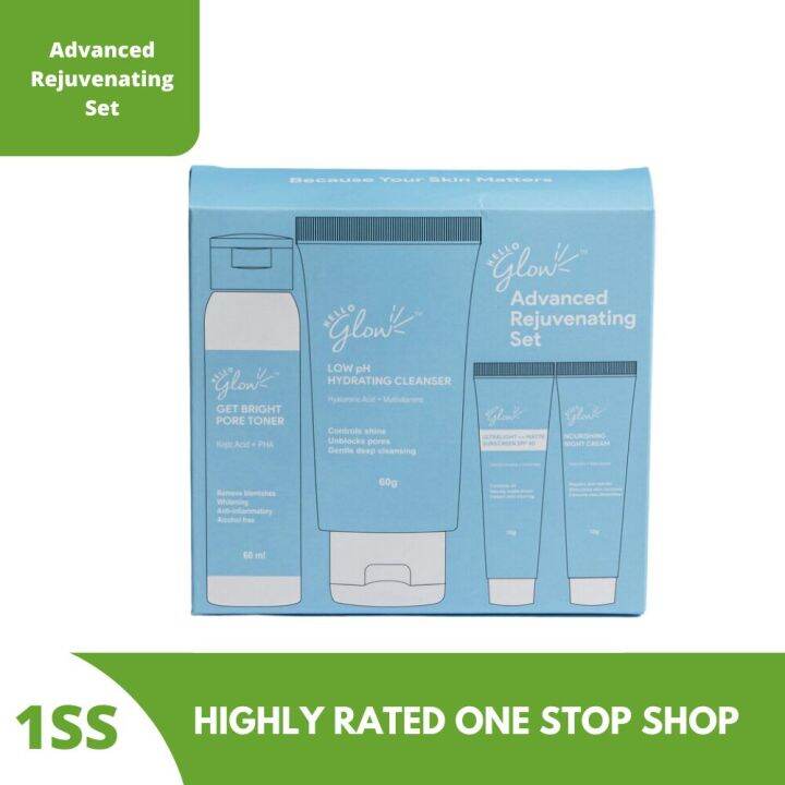 Hello Glow Advanced Rejuvenating Set | Lazada PH