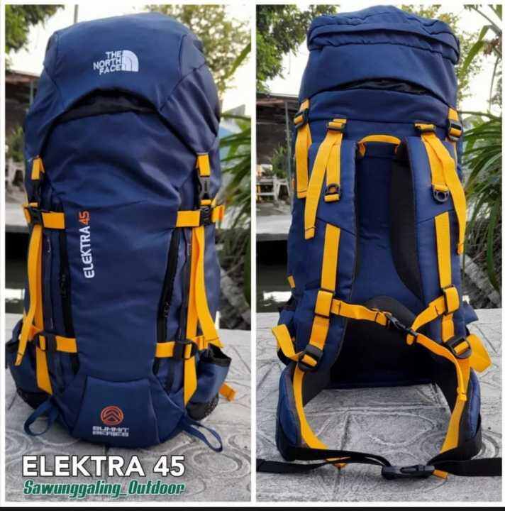 Tas Gunung TNF 50 liter - Tas Carrier pria 45 Liter Original - Tas ...