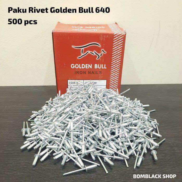 NUFOSS Paku Rivet 4,8 x 11 mm Tipe 640 isi 500 Pcs Paku Tang Ripet TOP ...