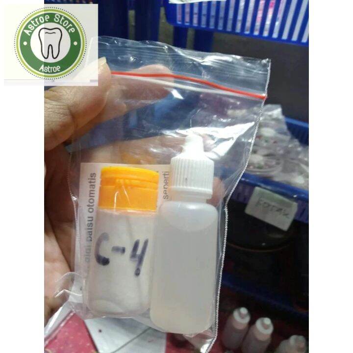 Lem Gigi Palsu Vertex -C Self Curing Otomatis Warna Putih Original 100% ...