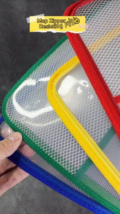 Map Plastik Jala Resleting Zipper Bag Murah Kualitas Premium X One
