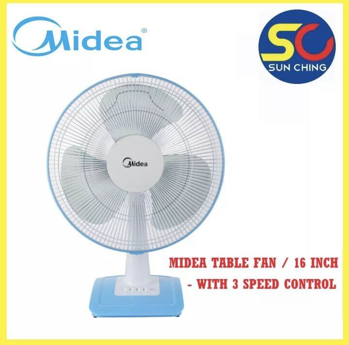 MIDEA TABLE FAN 16 INCH MF-16FT15NB / 16FT17NB | Lazada