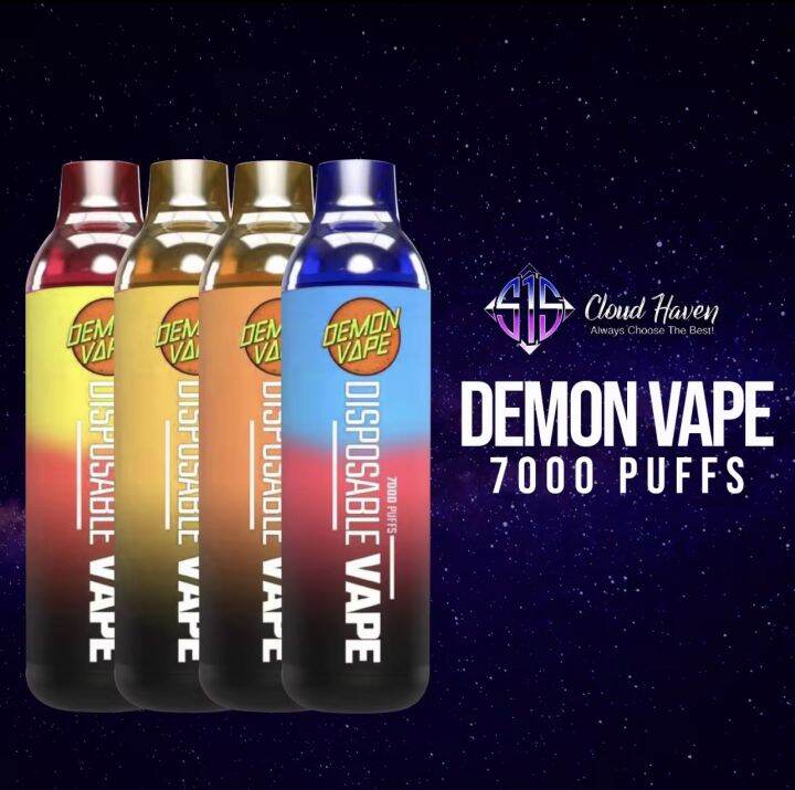 Demon Vape 7000 puffs Disposable Rechargeable Vape | Lazada PH