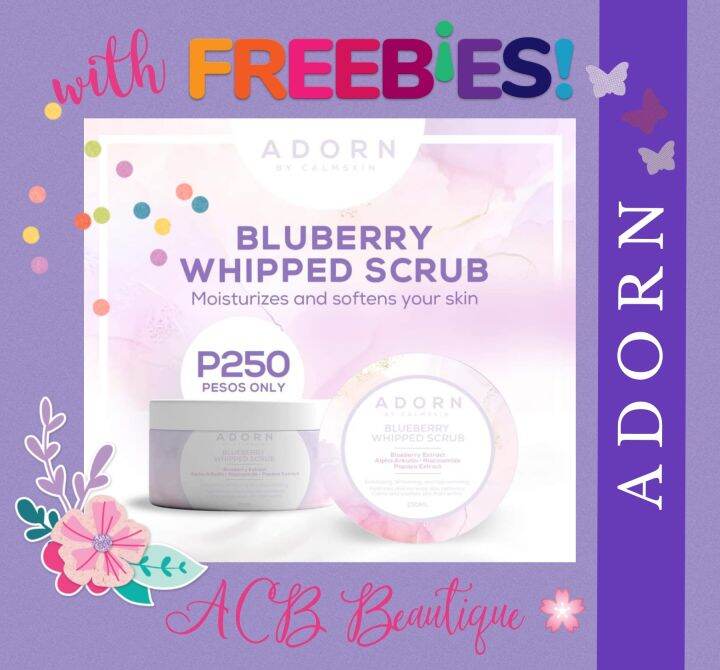 ADORN Blueberry Whipped Scrub | Lazada PH