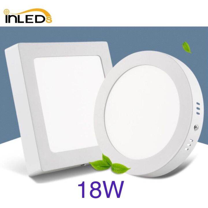 【SG Seller】18W LED Surface Mount Ceiling Light, Round/Square, 4000K ...