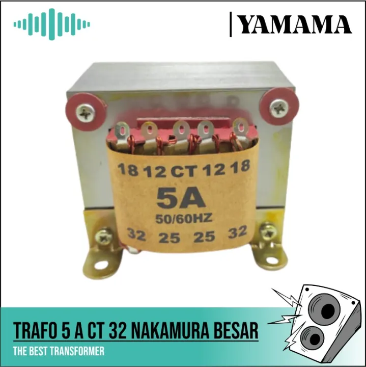Trafo 5 A ct 32 BESAR MERK NAKAMURA | asli tembaga Trafo 5 Amper CT 32 produksi belt | Lazada ...