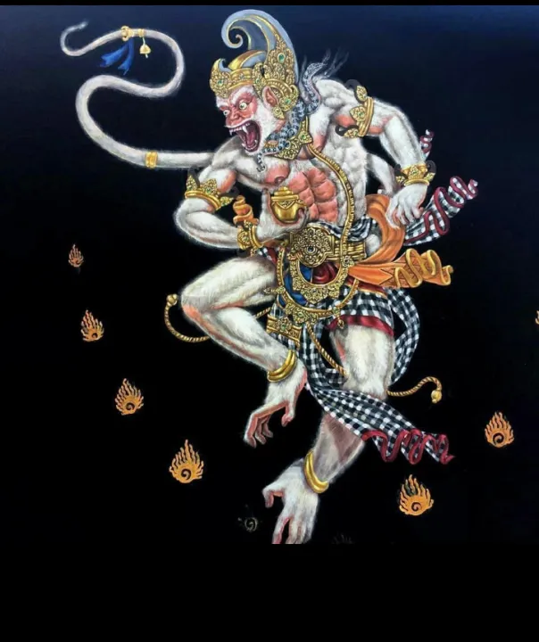 lukisan cetak ukuran jumbo anoman , poster cetak ukuran jumbo anoman ...