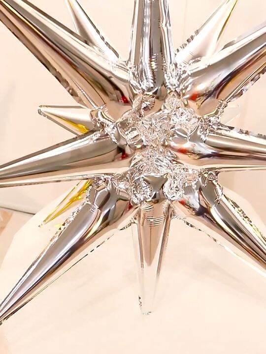 Happy Time 27inch Star Balloons Big Size Gold Black Star Foil Explosion ...