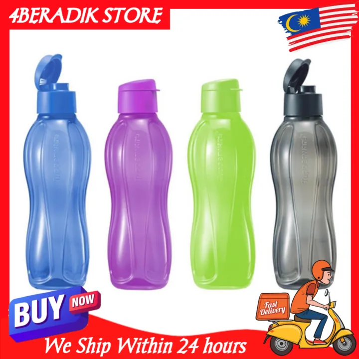 TUPPERWARE BRANDS Drinking Water Bottle 1L Flip Top Eco Botol Air ...