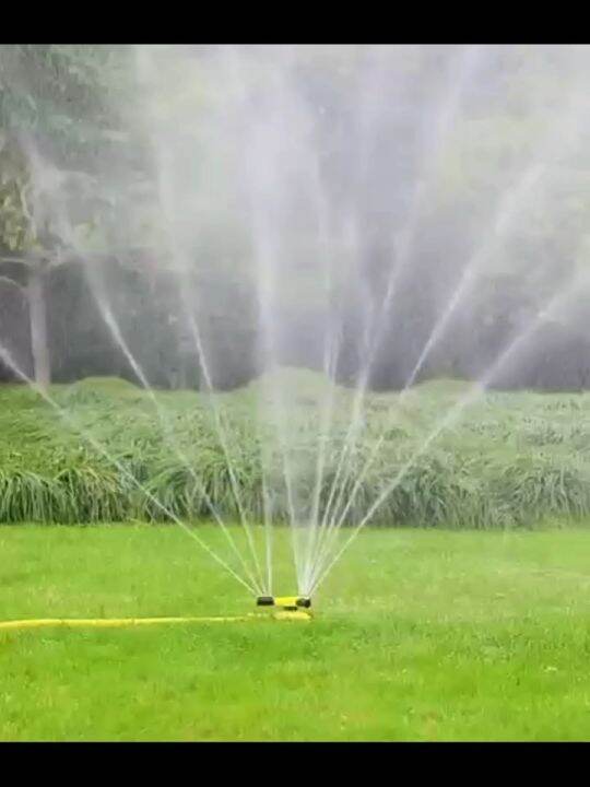 360 degree automatic rotating sprinkler head nursery irrigation rotary ...