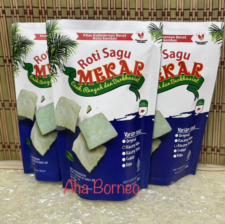 Roti Sagu Mekar Khas Sambas Kalimantan Barat 3 Varian Rasa Coklat ...