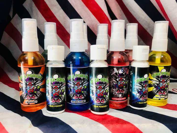 Paket styling rambut pomade spray dan hair powder | Lazada Indonesia