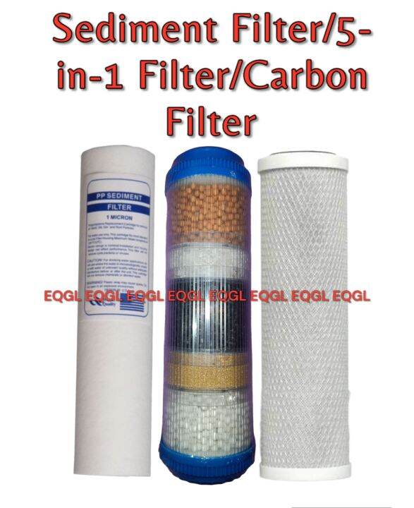 Premium 5 - in - 1 Water Filter Replacement Set | Lazada PH