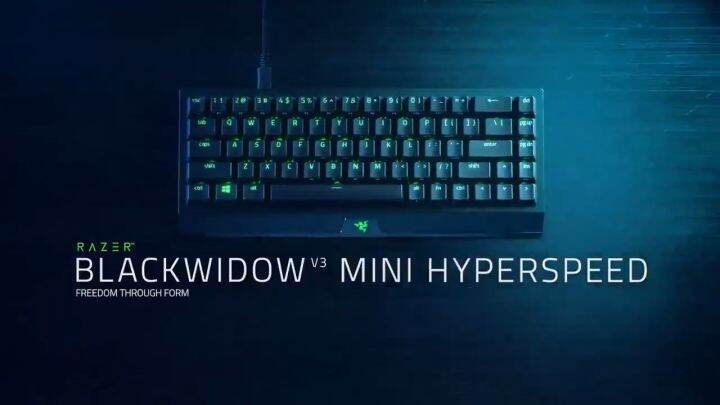 Razer BlackWidow V3 Mini HyperSpeed Wireless 65% Mechanical Gaming ...