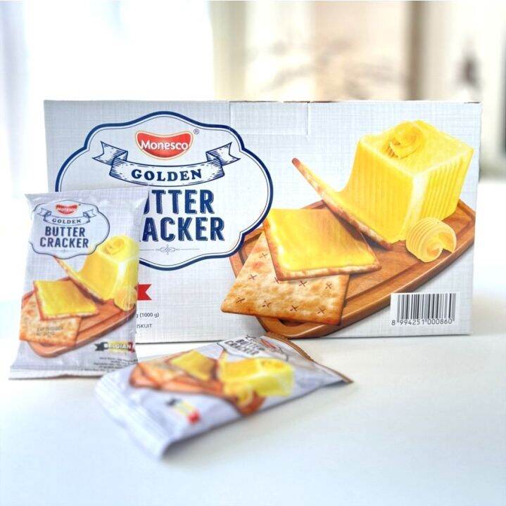 MONESCO Golden Butter Cracker Biscuit Korean Snack | Lazada PH