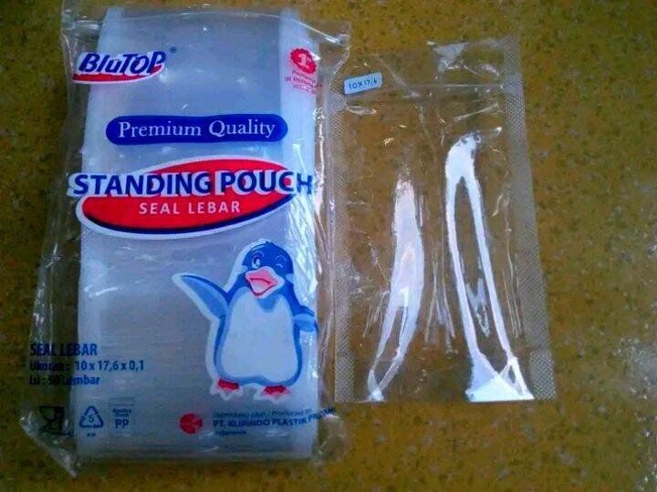 Plastik Standing pouch polos uk 10x17,6 isi 50 pcs | Lazada Indonesia