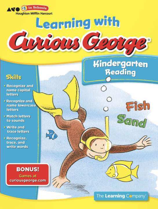 Learning With Curious George Kindergarten Reading | Lazada PH