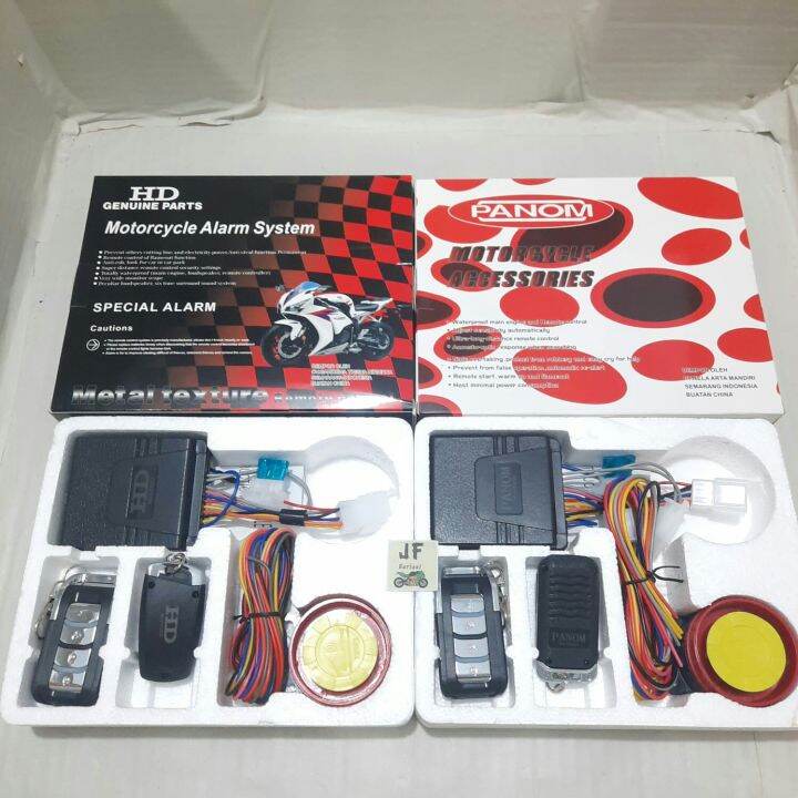 Alarm Motor Panom 2 Remote Kontrol Anti maling Dan Alarm Motor Anti ...