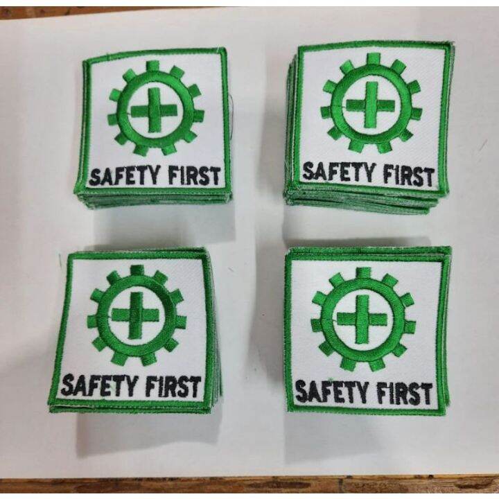 Logo safety first Logo k3 Logo bordir k3 | Lazada Indonesia
