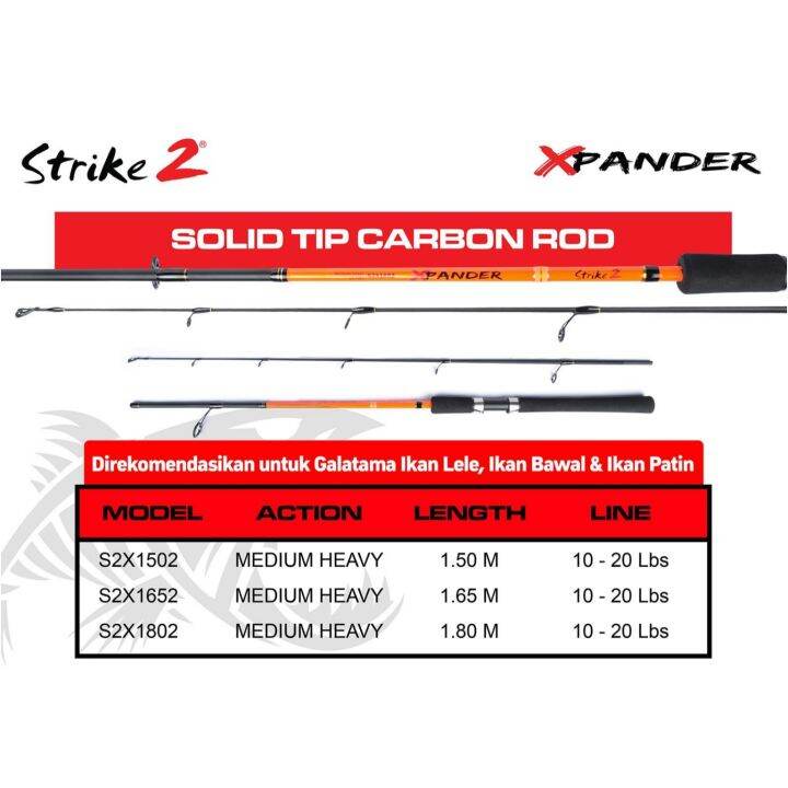 Joran Spinning Strike 2 X Pander Pilih Ukuran | Lazada Indonesia