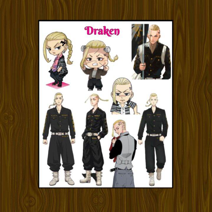 Ken Ryuguji Draken Stickers Tokyo Revengers Stiker Anime keren | Lazada ...