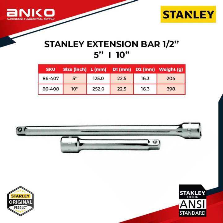 STANLEY EXTENSION BAR 1/2” | Lazada