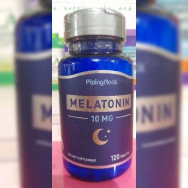 Melatonin 10mg 120 tablets Sleep Support EXPIRY: June 2025 Piping Rock ...