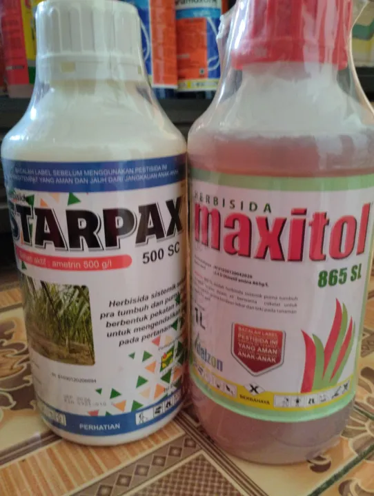 1 paket herbisida AMETRIN (herbisida tebu) | Lazada Indonesia