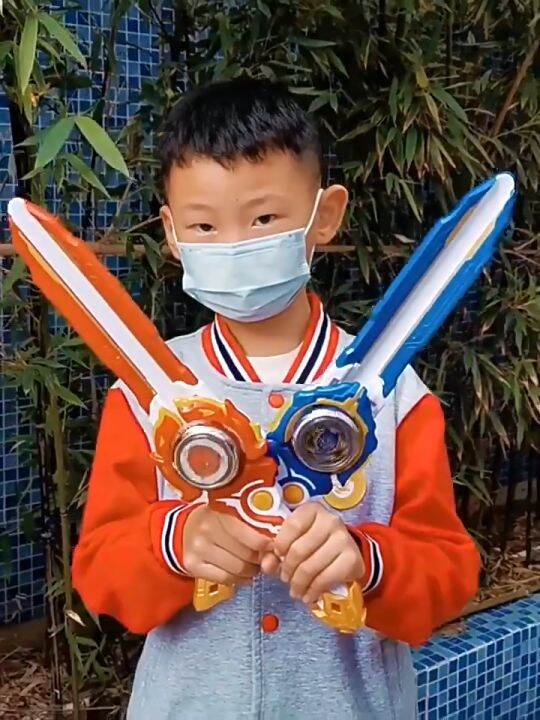 Beyblade Toy Boy Luminous Alloy Top Set Children's Battle Disc Arena ...