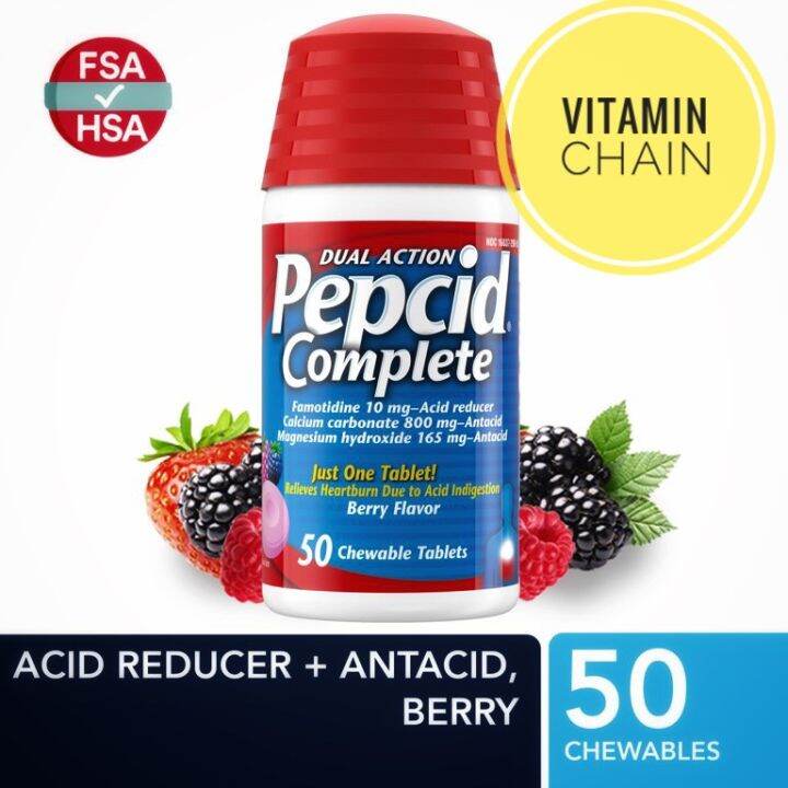 🇺🇸 Pepcid Complete Acid Reducer + Antacid Chews (& ALTERNATIVES ...